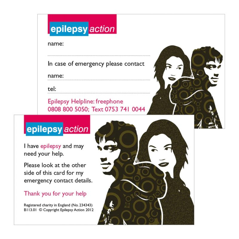 ID and helpline cards Archives - Epilepsy Action