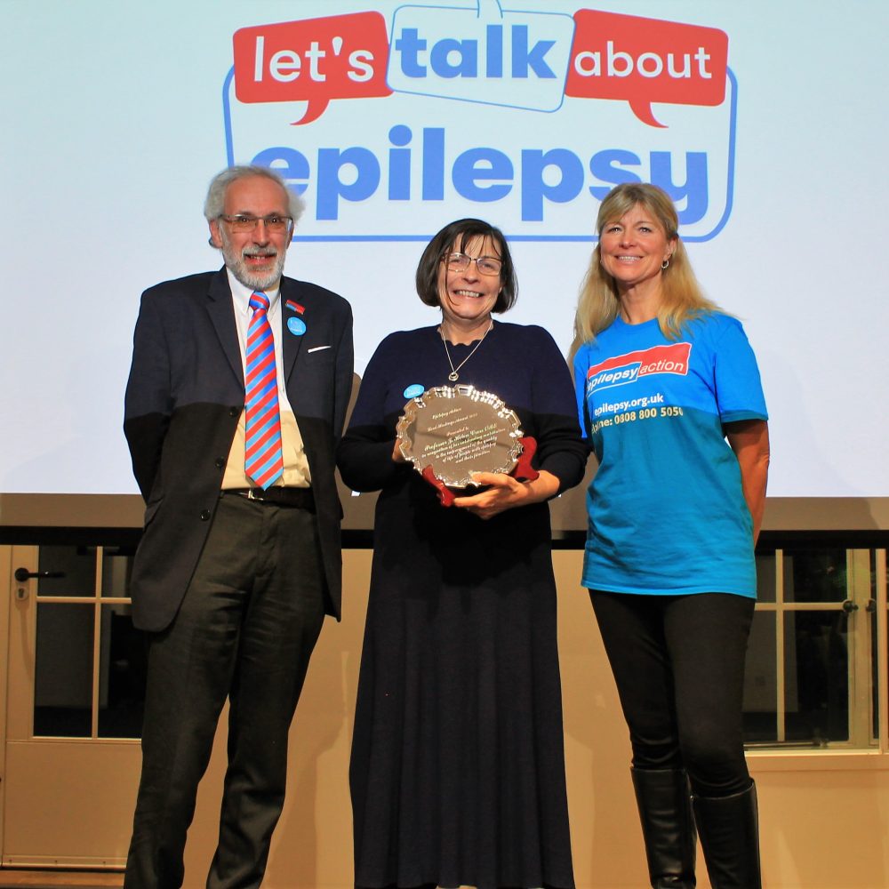 Prof Helen Cross receives Lord Hastings Award - Epilepsy Action